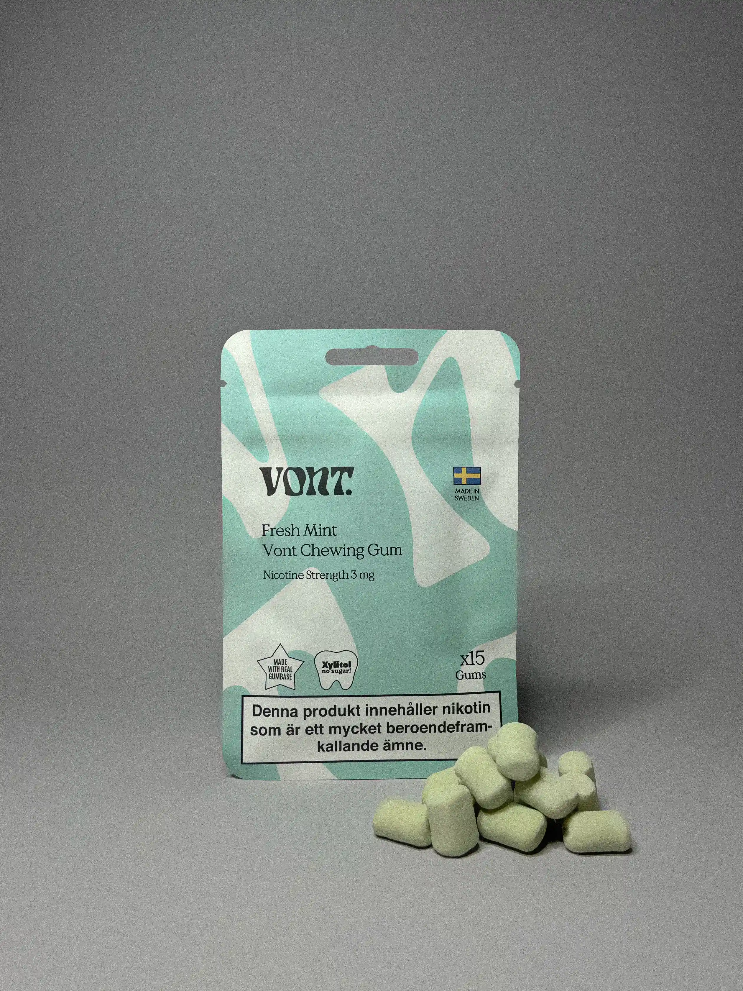 Fresh Mint vape Nicotine Gum | Vont vapes online vape store